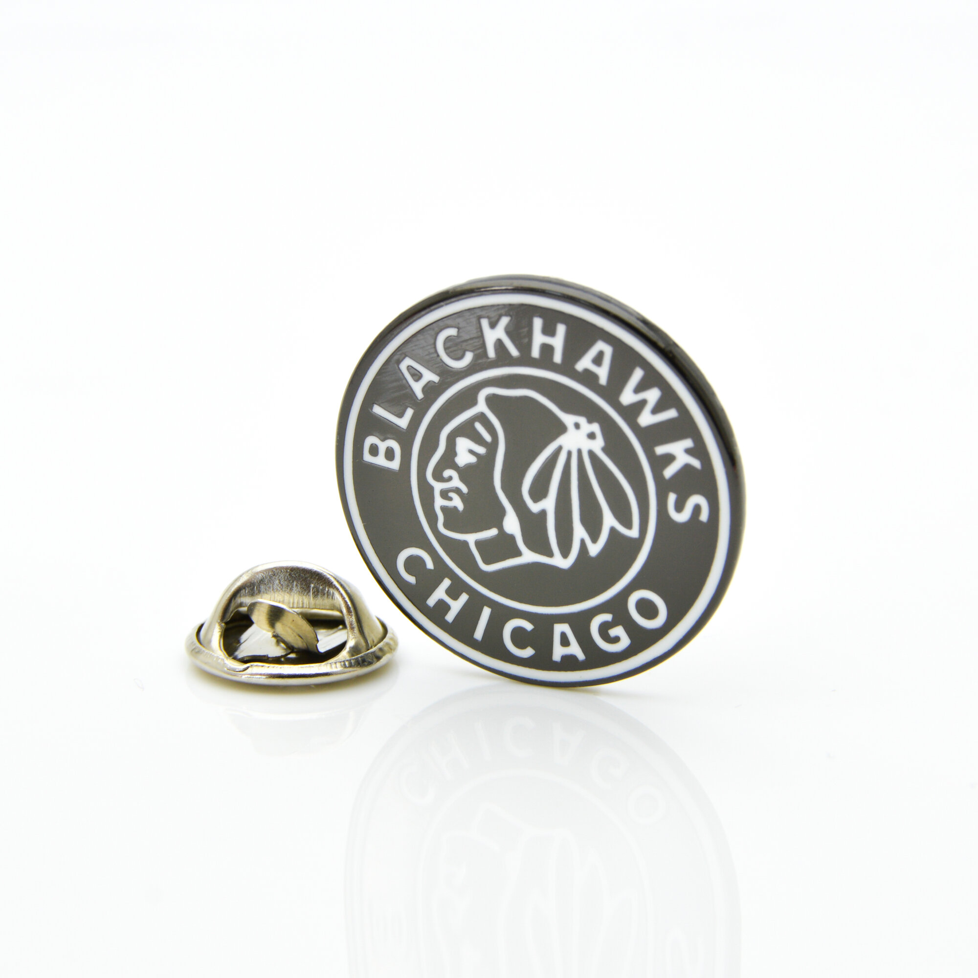 Хоккейный значок NHL ХК Чикаго Блэк Хокс "Черный"