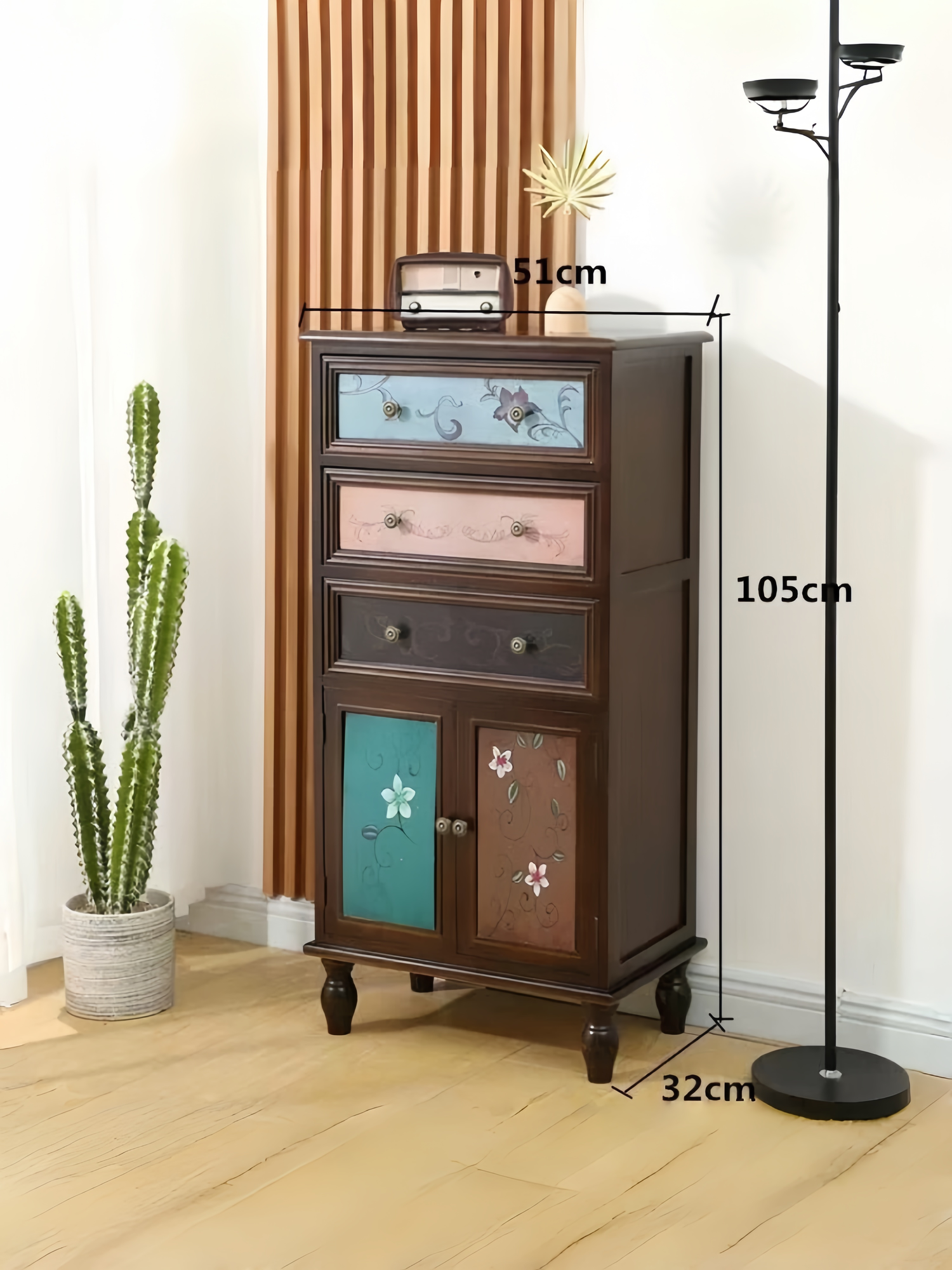 Комод "Американский винтаж", винтаж, арт-деко, массив дерева