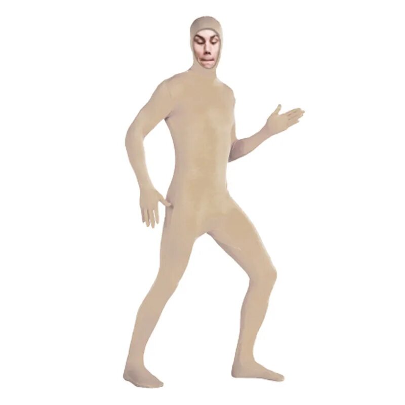 Зентай костюм бежевый M, Color: rou