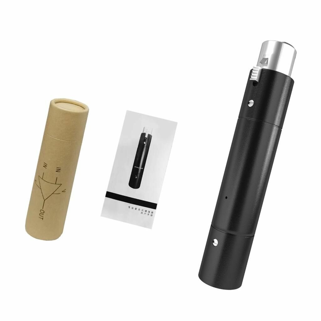 GAZ-MA1 MINI Dynamic Microphone Предусилитель Усиления Одноканального Активатора Увеличения Всенаправленности Динамического Микрофона