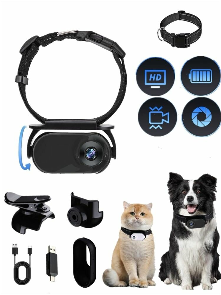 Экшн-камера для животных zhonglinyan