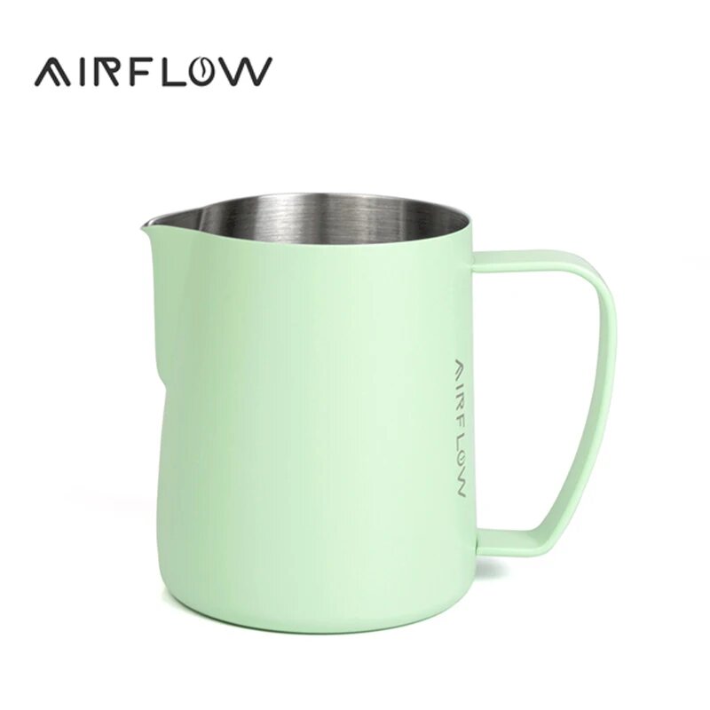 AIRFLOW кувшин для вспенивания молока из нержавеющей стали 400/600 мл Зеленый, 600ml Lightgreen