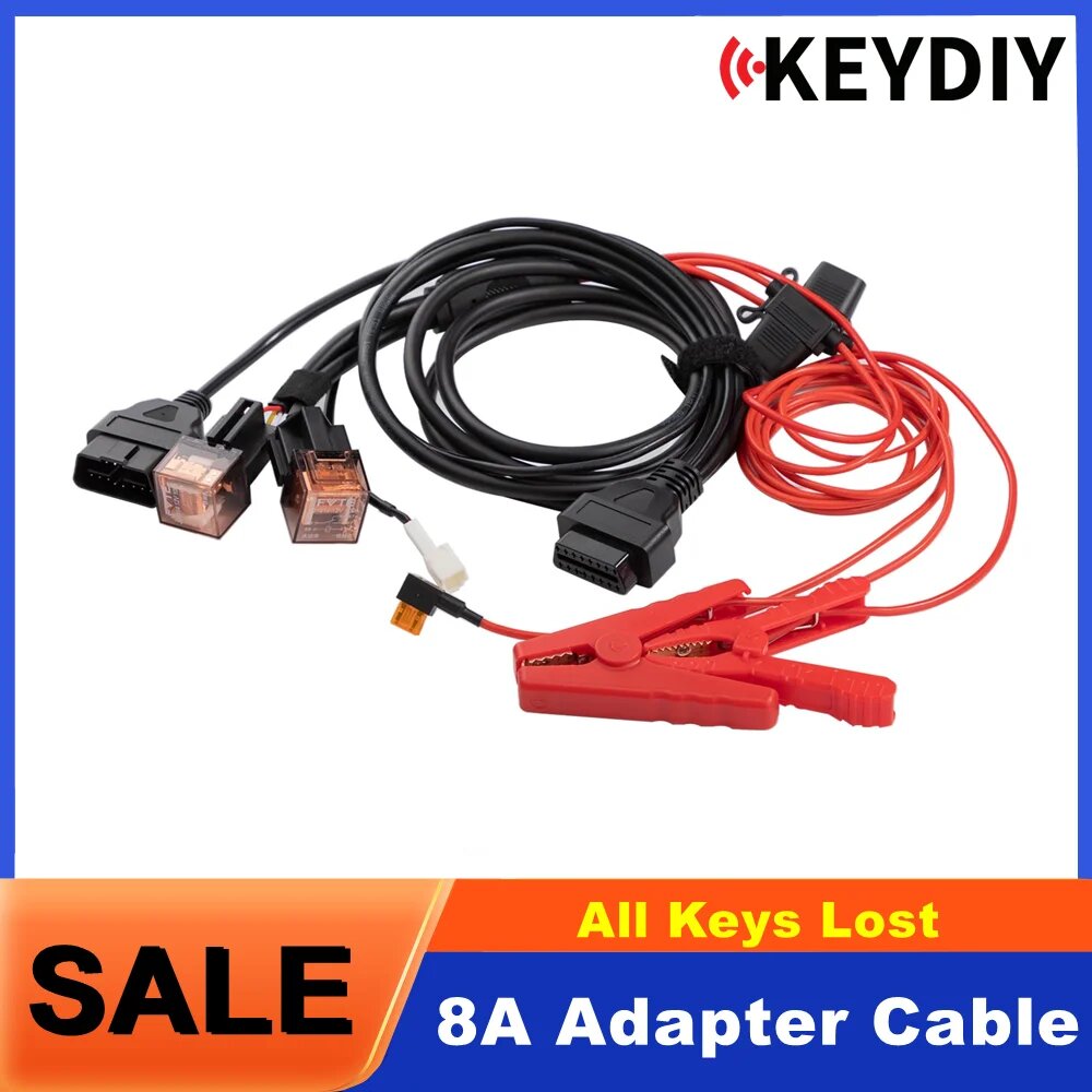 KEYDIY для механического ключа Toyota 8A, адаптер для потерянных всех клавиш, используемый с программатором KD MATE и KD X4