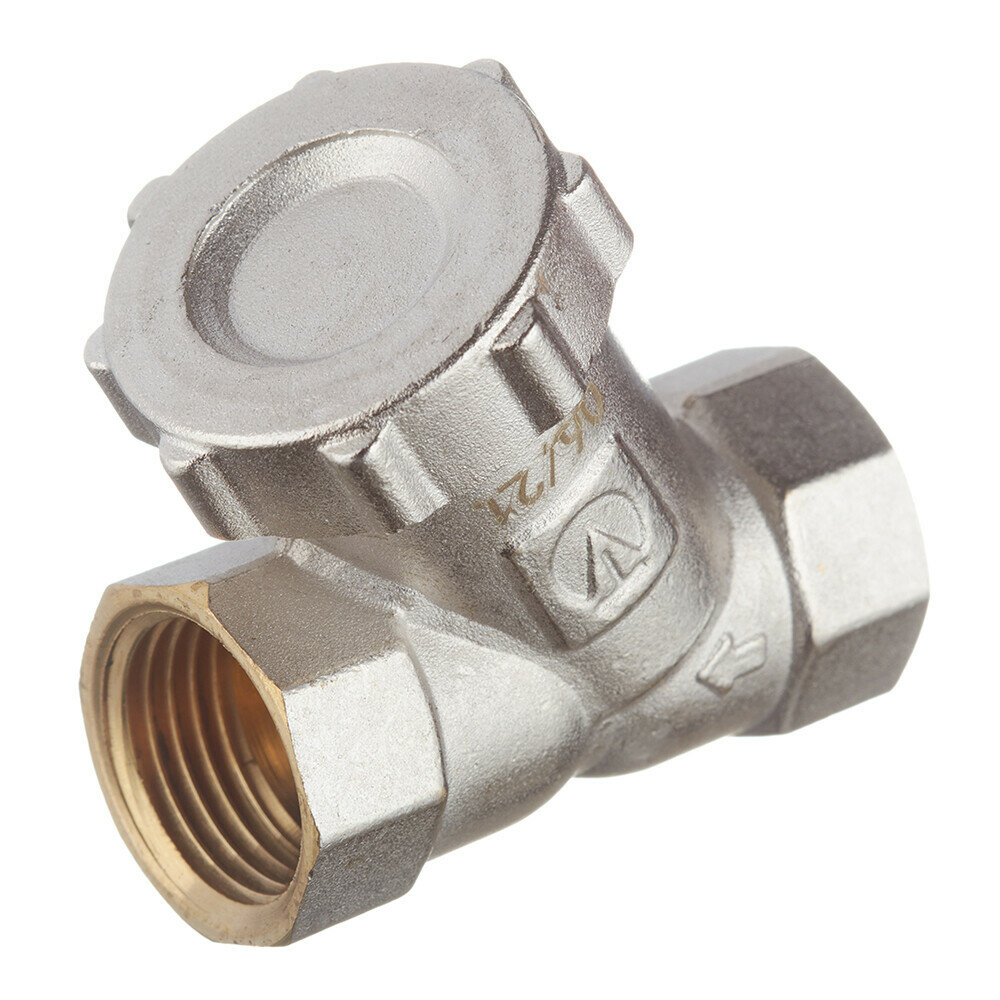 Фильтр косой Valtec с заглушкой 1/2 ВРг х 1/2 ВРг VT.193. N.04