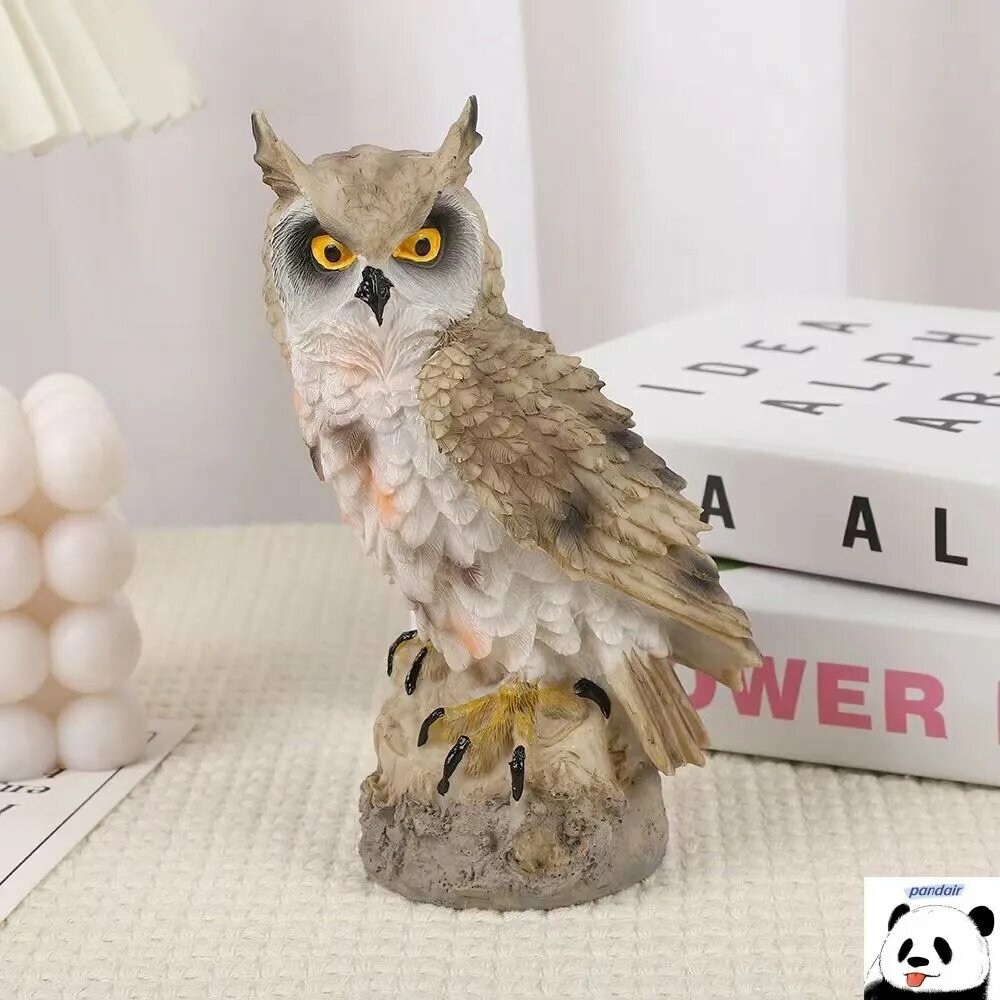 Фигурка совы из смолы, украшение для дома