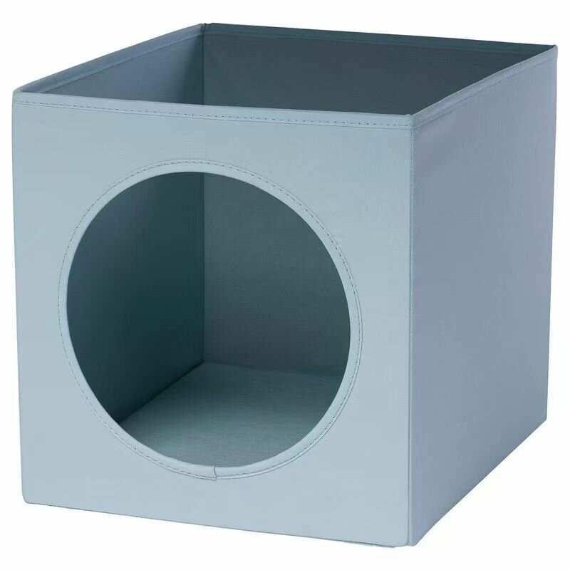 IKEA-Домик для домашних животных UTSADD, Кошки, синий 330x380x330MM
