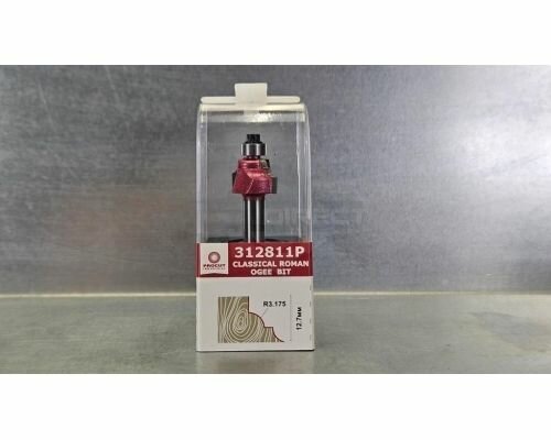 Фреза для края столешниц и молдинга ( проф. серия) R3,175 D24,9x12,7x47 S8 PROCUT