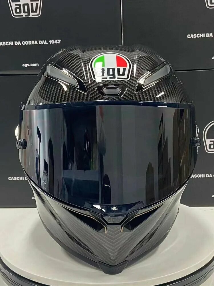 AGV Мотошлем, цвет: черный, размер: M