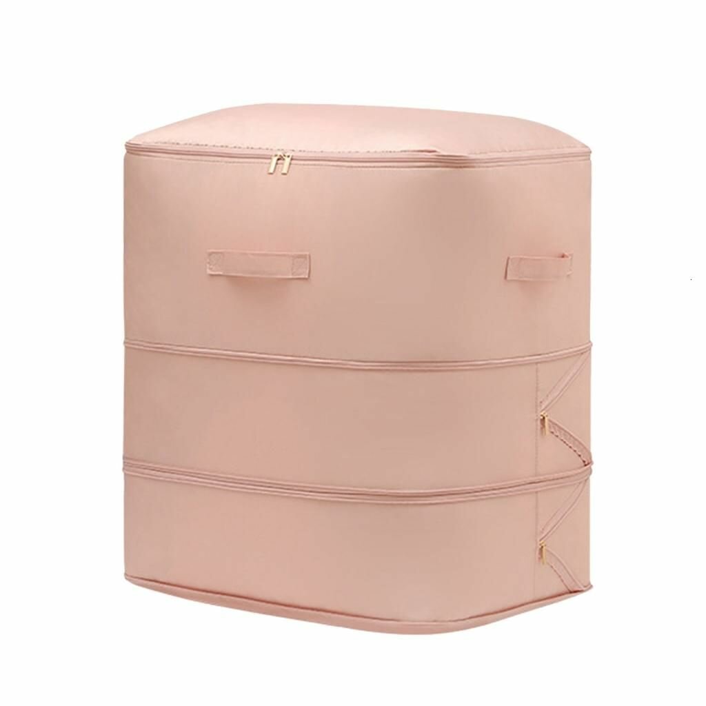 Компрессионная сумка для хранения пуховика-розовый