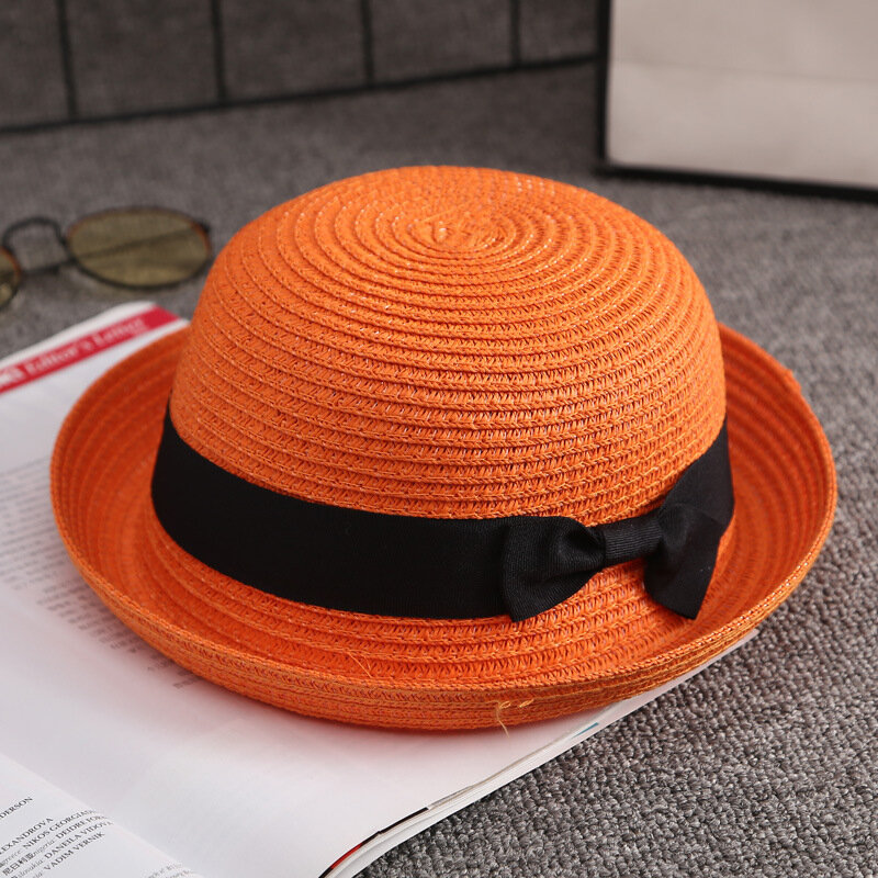 Детская соломенная шляпа, шляпа для родителей и детей, солнцезащитная шляпа от солнца, летняя шляпа для мальчиков и девочек, детская шляпа, летняя шляпа от солнца,