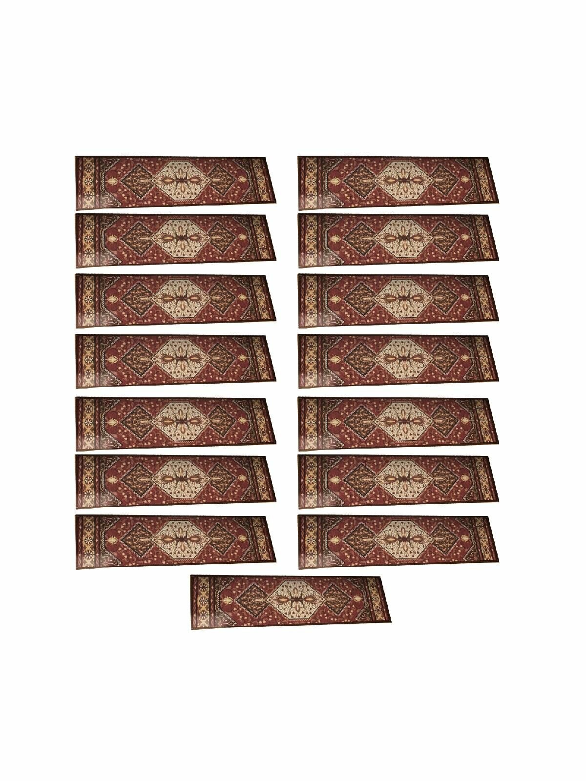 Ковры и ковровые дорожки,15 штук, коврик для лестницы с рисунком в европейском стиле- 05