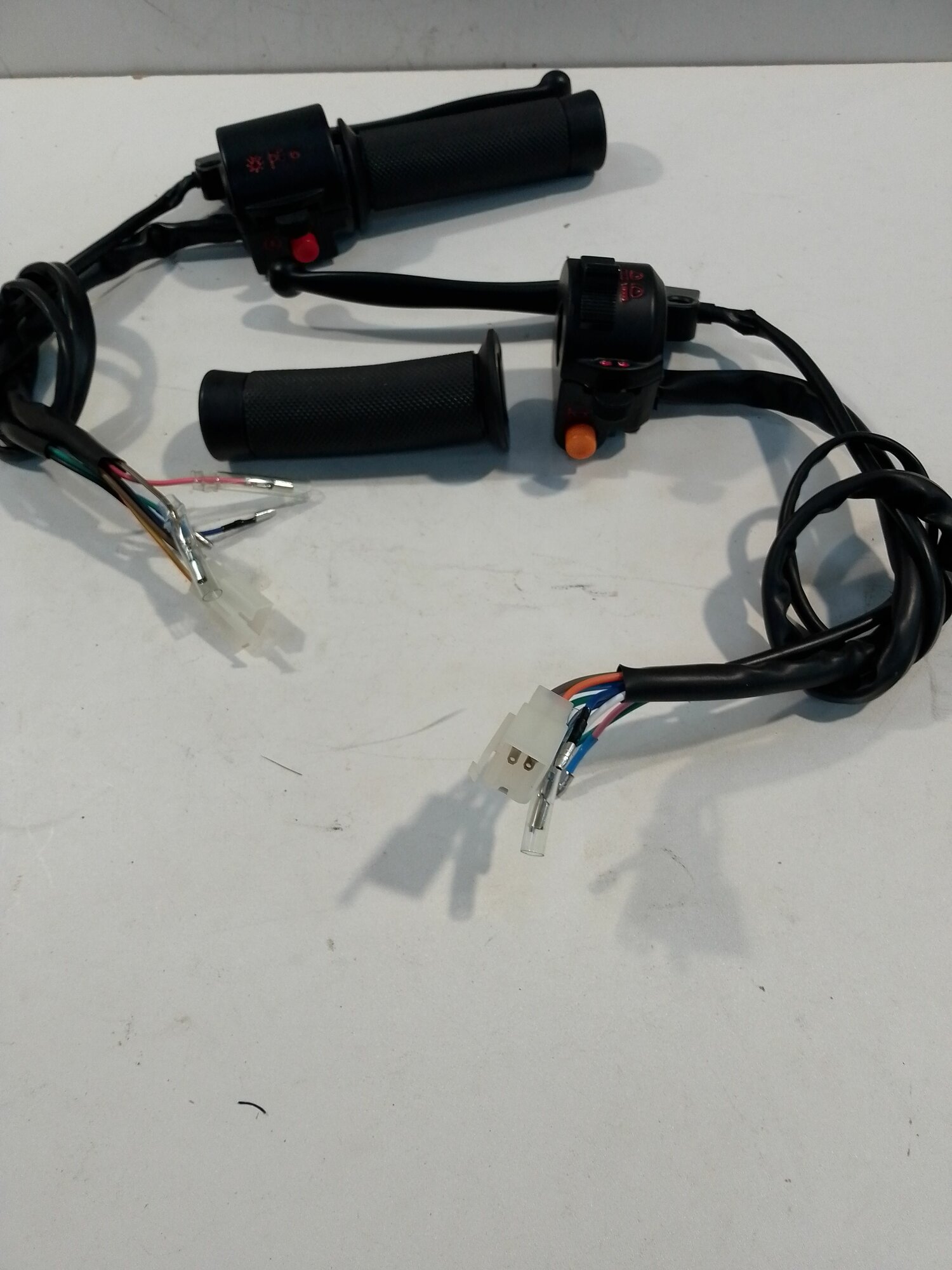 Пульты руля пара с ручками мопед Альфа Ягуар