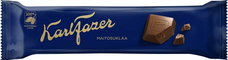 Шоколад молочный Karl Fazer, 39 г x 10 упаковки