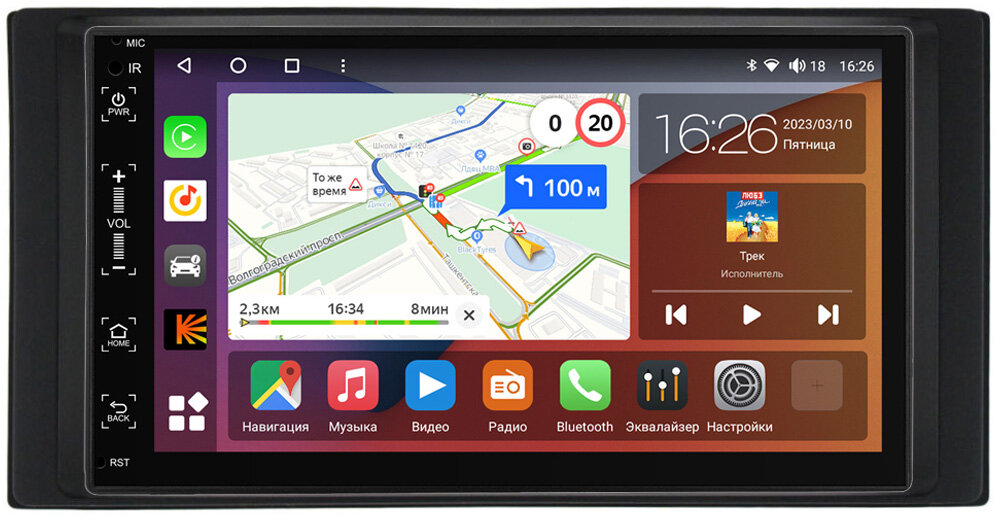 Штатная магнитола Subaru Forester 3 2007-2015, Impreza 3 (WRX, STi, XV) 2007-2014, Impreza 4 2011-2016, XV 2011-2016, WRX 2014-2017, Exiga 2008-2018 C