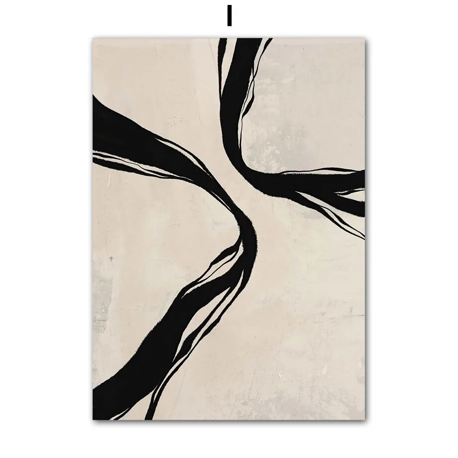 Абстрактная живопись на холсте, чёрно-серая, набор из 1 штуки Черный, 10, 10x15cm No Frame