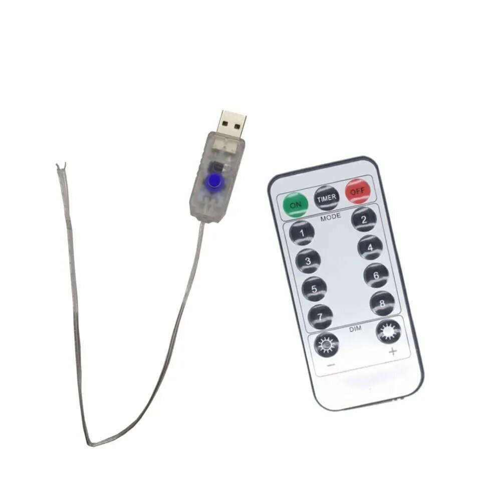 Управляющая плата для гирлянд USB 5 В с пультом дистанционного управления и 8 режимами работы