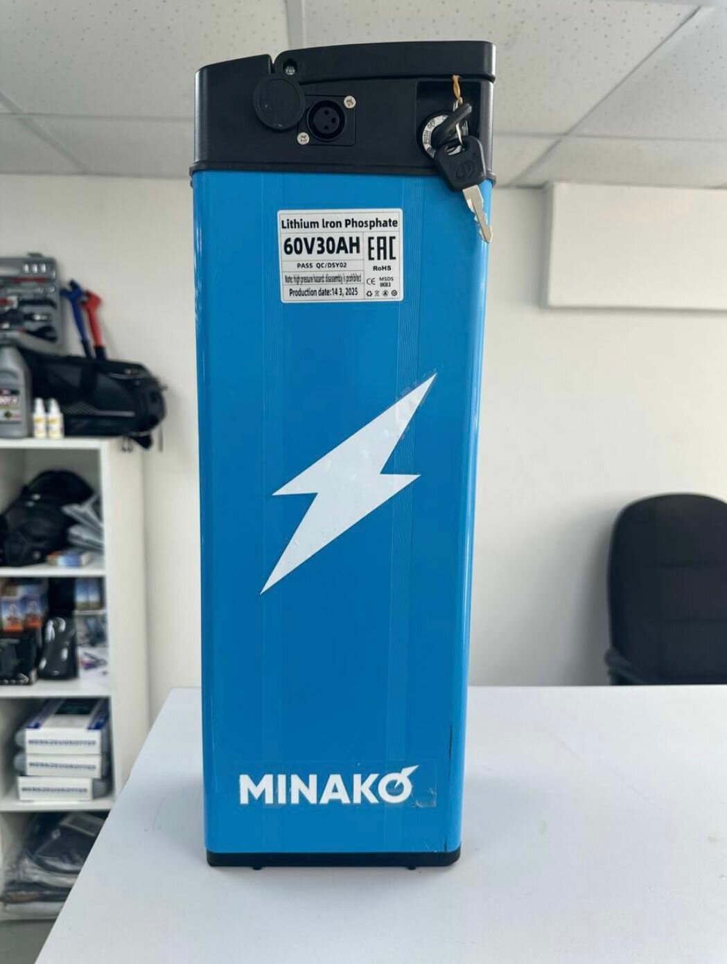 Аккумулятор для электровелосипеда Minako 60V/30AH