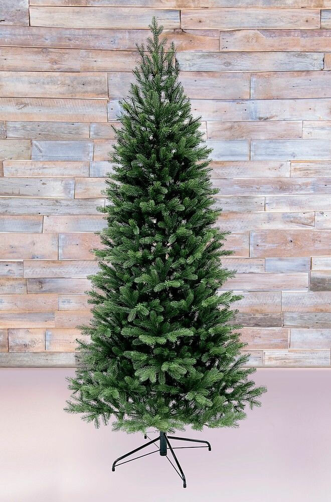 Искусственная елка швейцарская стройная, зелёная, хвоя - 100% РE, 155 см, Black Box 74621