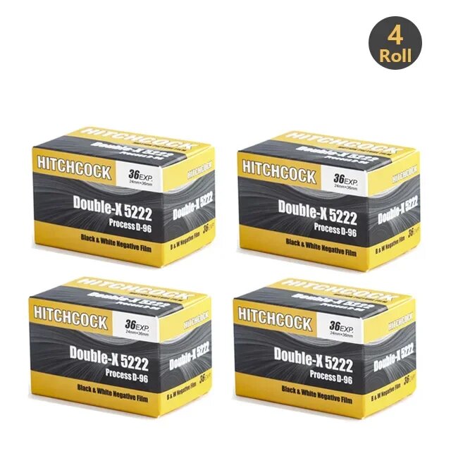 Kodak Hitchcock Черно-белая пленка 135 Double-x 5222 4 Roll