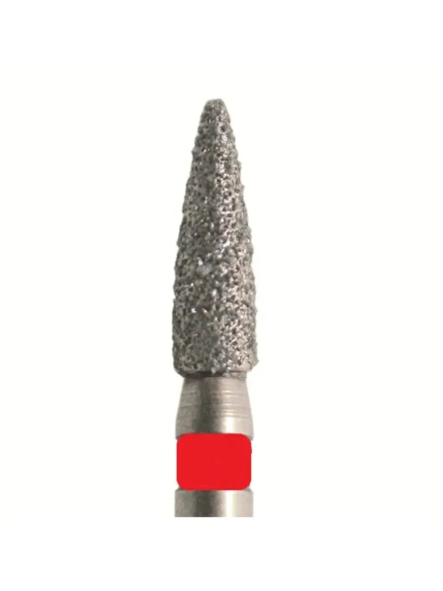 Бор алмазный 861 012 FG, красный, 5 шт.