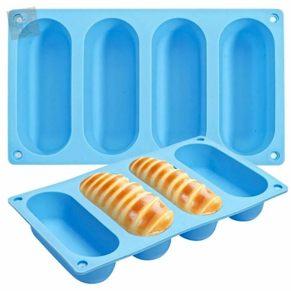 2 упаковки Силиконовые хот дог булка формыZXY