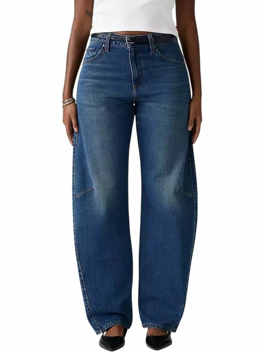 Джинсы багги Women Baggy Dad Barrel Jeans 