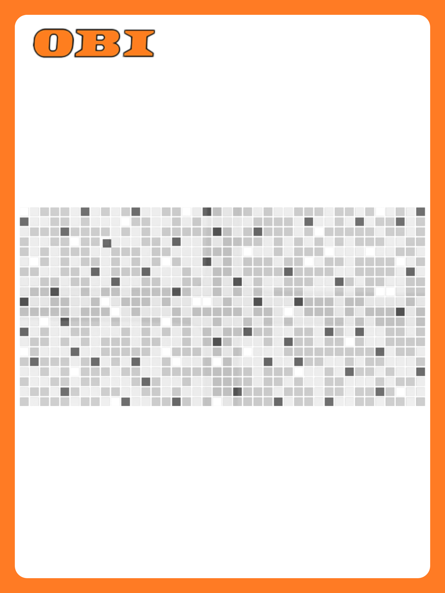 Панель ПВХ листовая 0,3мм мозаика "Микс серый"