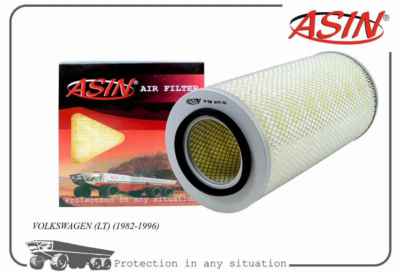 Фильтр воздушный Deutz/Iveco/MAN/MB/Renault/Volvo ASINFA2952 (ASIN)