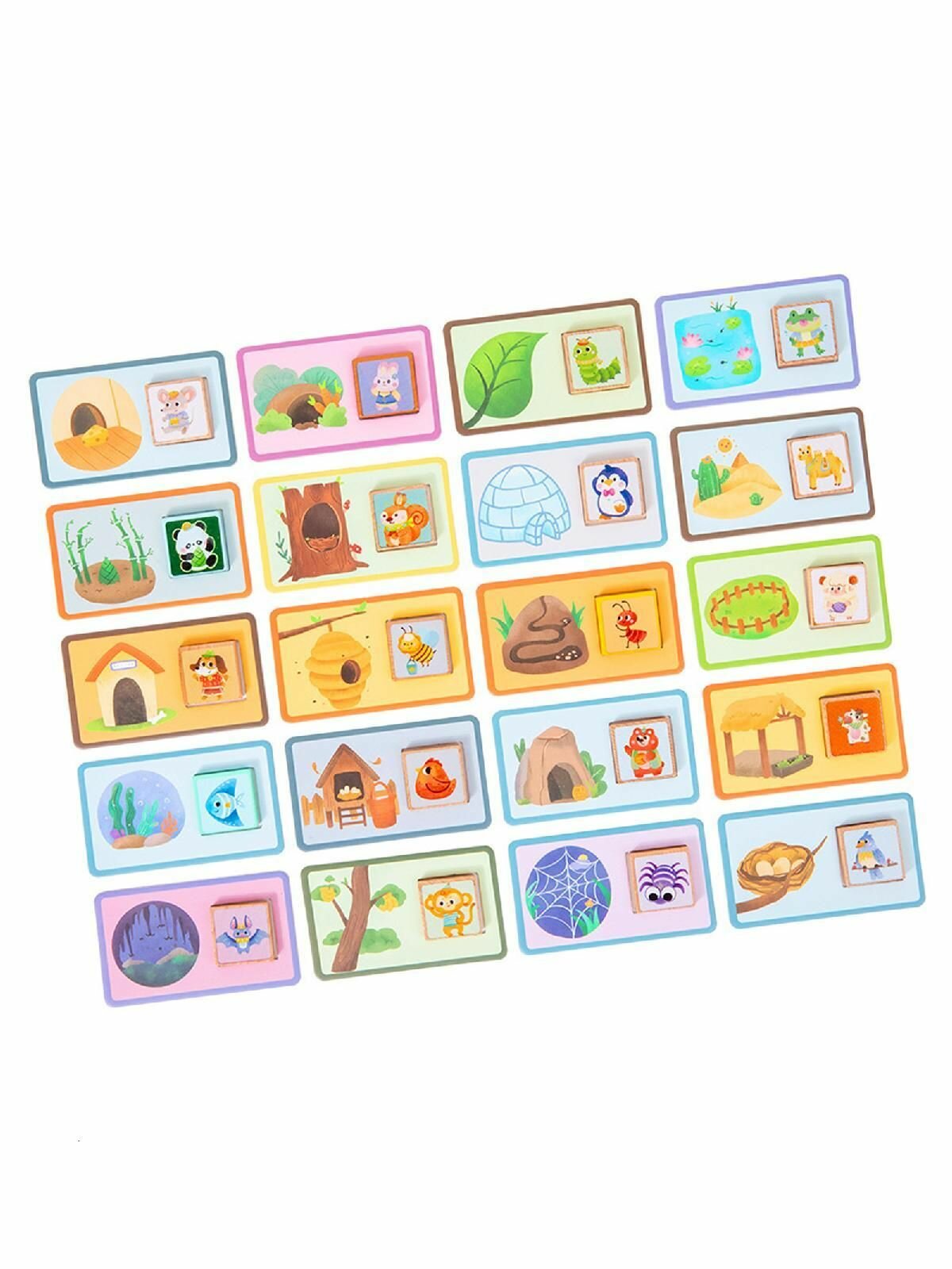 Сортер, Домашняя сцена с животными, соответствующие развивающие игрушки