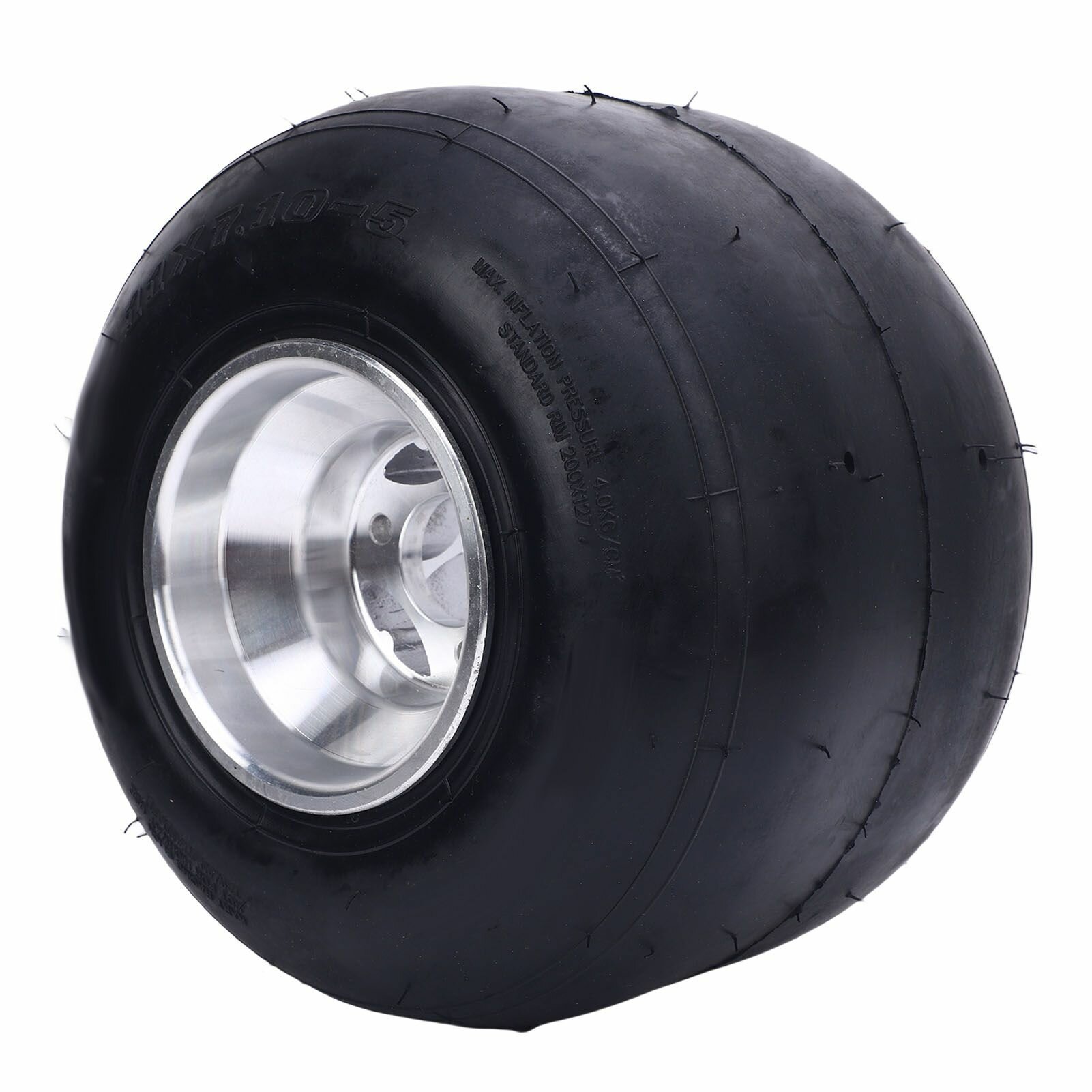 Колесо заднее 11x7.10-5 с алюминиевым сплавом и резиной для ATV/UTV