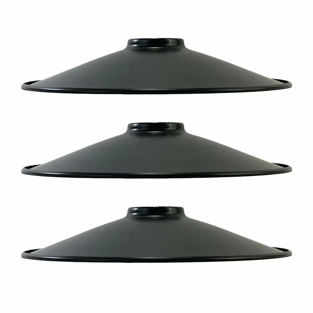 3 шт. 220 мм металлический абажур железный ретро индустриальный стиль осветительные аксессуары подходят для люстры настенного светильника