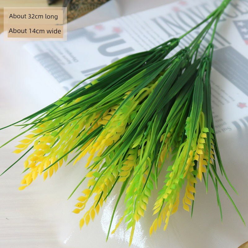 Искусственные цветы из соломы и ячменя для декора детских садов, пластиковые цветы для интерьера, сухоцветы, украшения