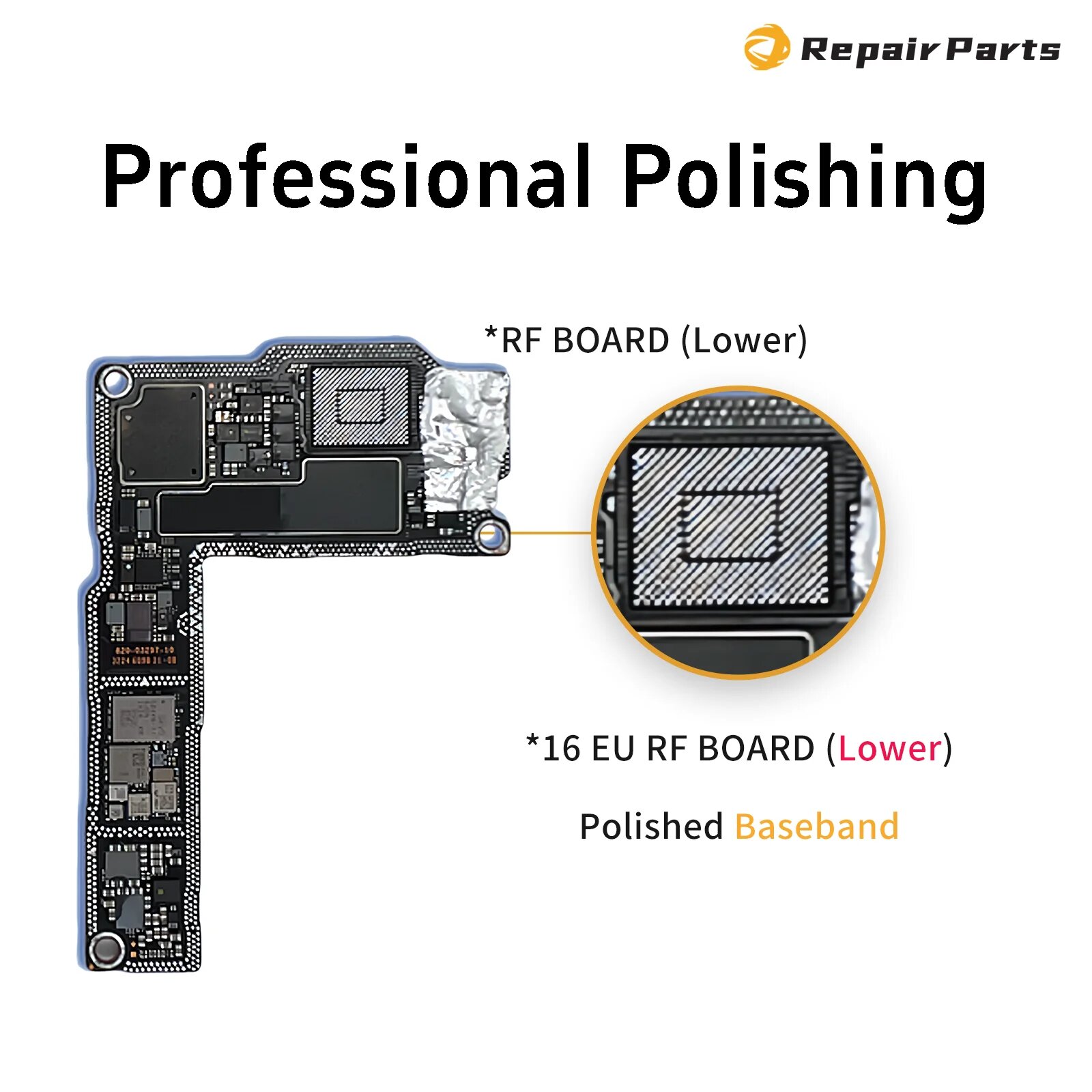 IPhone 16 RF Board (Lower) 16 EU Down, Полированная