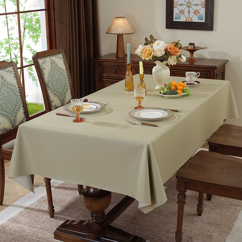 Белая скатерть из овчины, легкая роскошь, высококачественное ощущение, не требует стирки, водонепроницаемая, маслостойкая, коврик для кофейного стола, домашняя обеденная скатерть, скатерть интернет-знаменитости