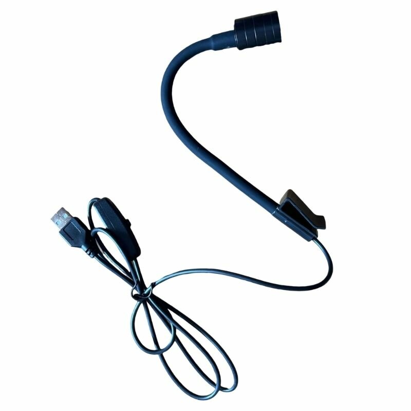 Светодиодный ландшафтный светильник для аквариума с маленькими рыбками-фокусирующий прожектор белого света клипсового типа