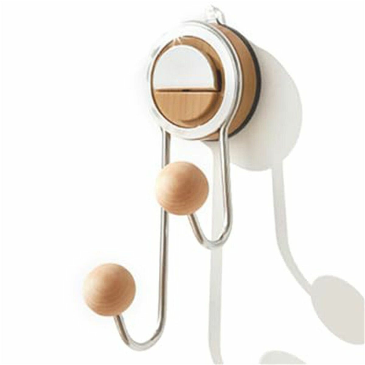 Мощные вакуумные крючки на присосках для ванной и кухни, конструкция с двойными шаровидными крючками для полотенец, халатов и мочалок.