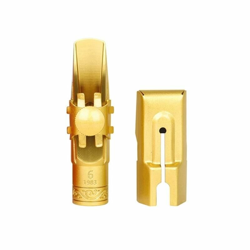 Музыкальные инструменты аксессуар металлический мундштук SAX 5C/6C/7C/8C/9C с шапками Soprano Saxophone, 6. Ветер