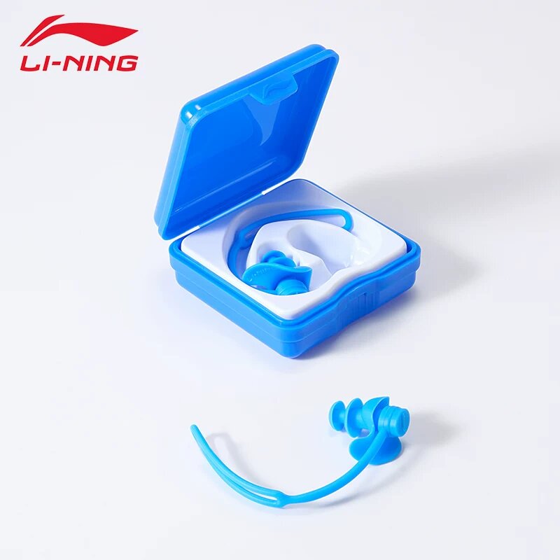 Детские беруши для плавания Li Ning для женщин с объектом, предотвращающие проникновение воды в ушах, профессиональный