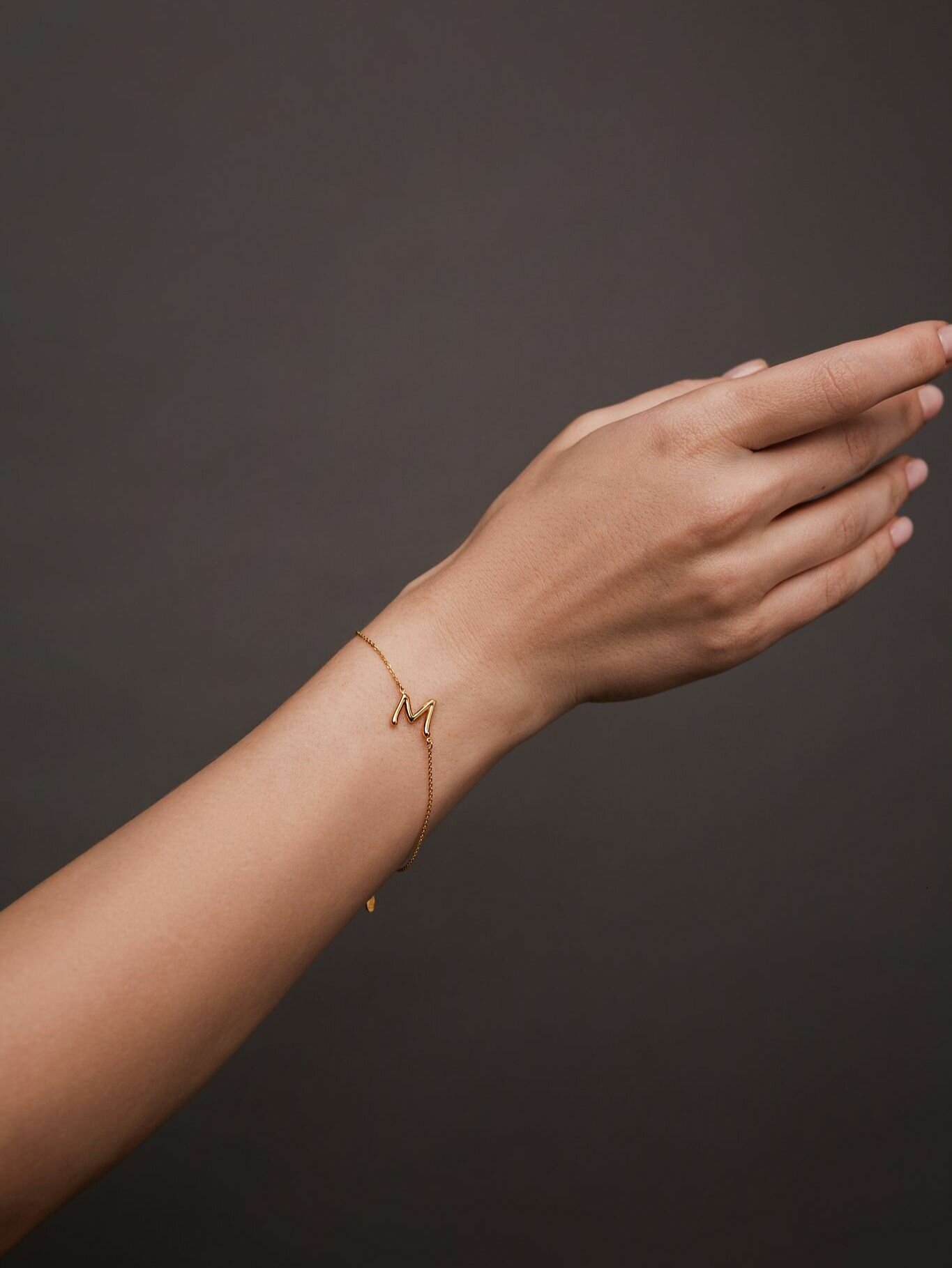 Браслет-цепочка, серебро, 925 проба, золочение