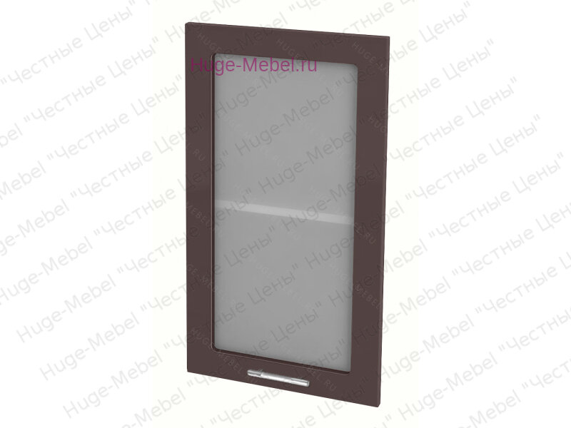 Кухонный фасад Ф-225 шоколад глянец (Ксения)