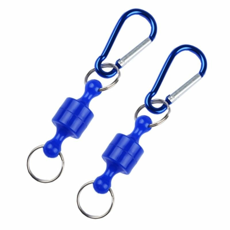 2 магнитные пряжки для рыбалки и альпинизма-темно-синий