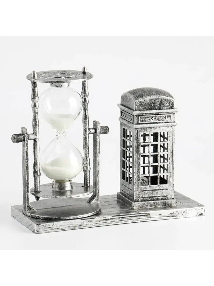 Стильные подсветные песочные часы