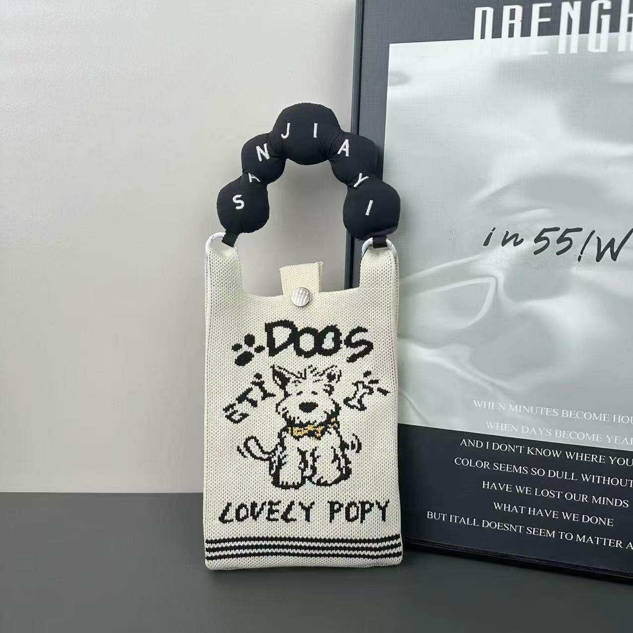 Новая сумка через плечо для женщин, вязаная монетница, модная и универсальная, стильная сумка через плечо для поездок и покупок