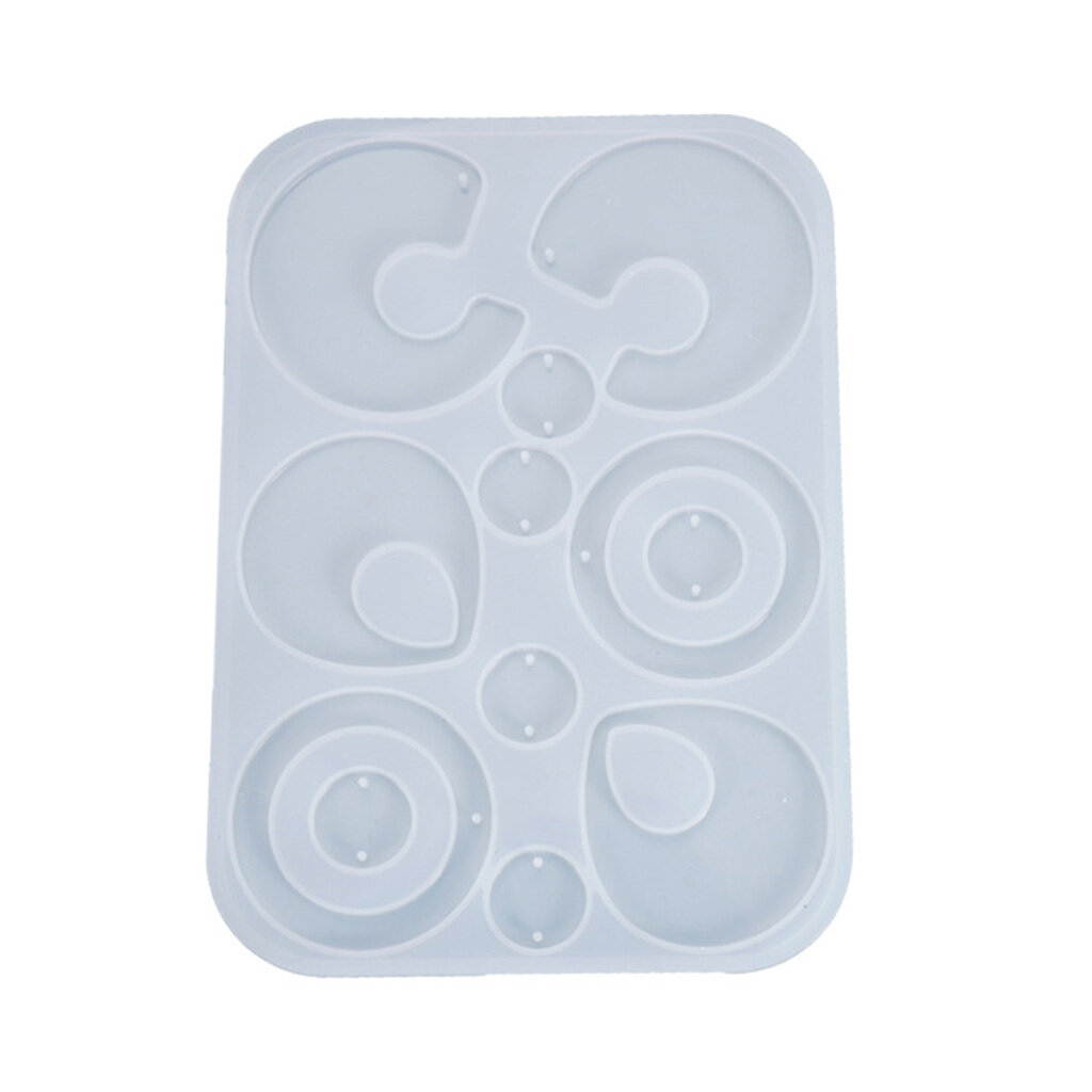 Кристаллическая форма для эпоксидной смолы, ручная работа, мульти-стиль, серьги-капельки, силиконовая форма, сделай сам, поделки, ювелирные изделия, кулон, форма