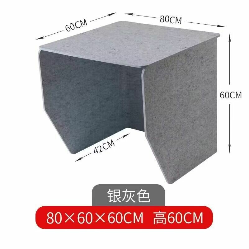 Полиэстеровая офисная звукоизоляционная перегородка для рабочего стола, складная перегородка для студентов, звукопоглощающая