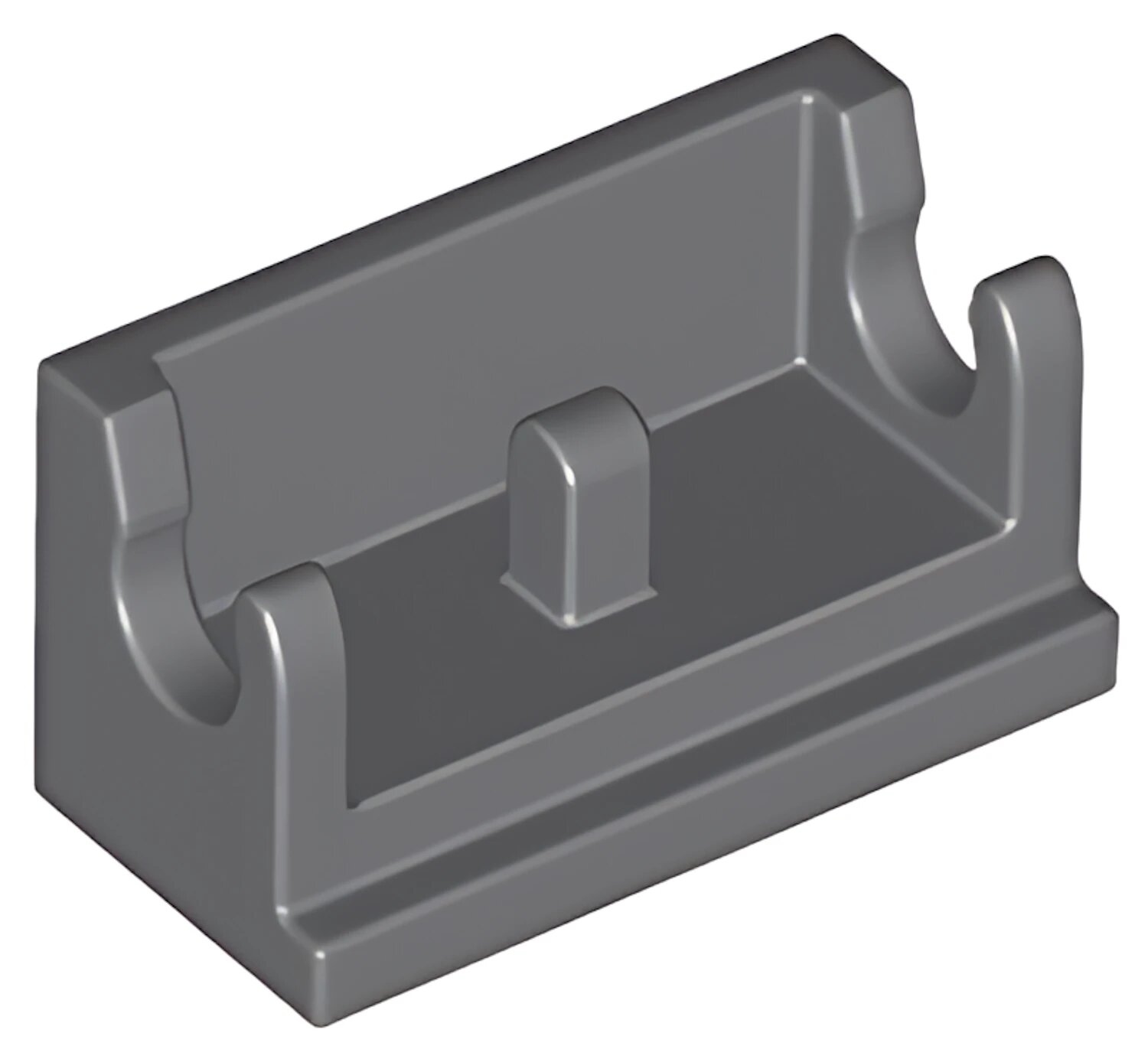 Деталь LEGO Шарнир Lego Hinge Brick 1 x 2 Base 3937 Dark Bluish Gray N
