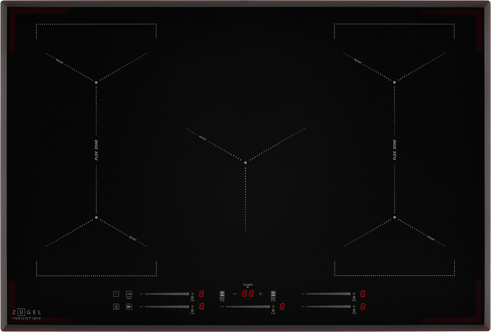 Электрическая варочная панель Zugel ZIH617B