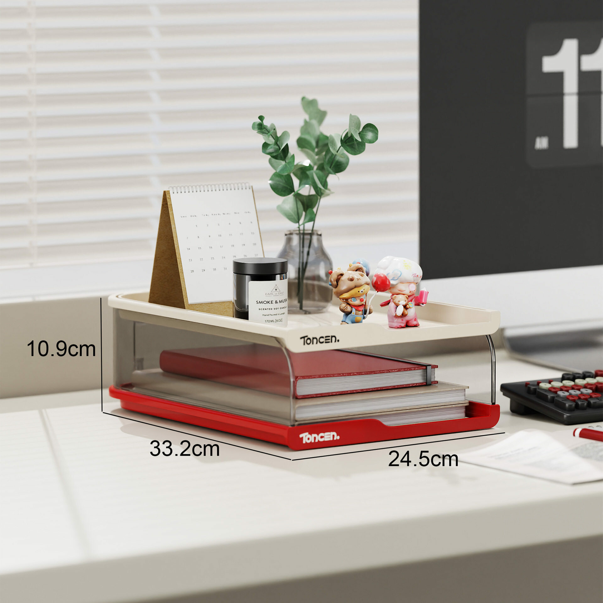 ⭐Органайзер для стола, книжная полка, стеллаж для файлов, органайзер для книг формата A4, коробка для учебы, настольный органайзер для студентов, коробка для канцелярии⭐