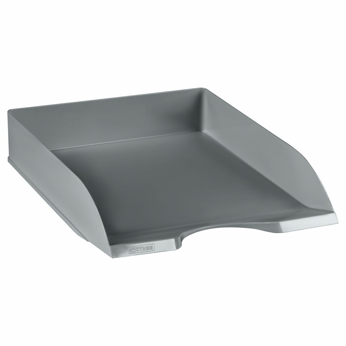 6 шт. Лоток для бумаг горизонтальный СТАММ "Дельта", серый