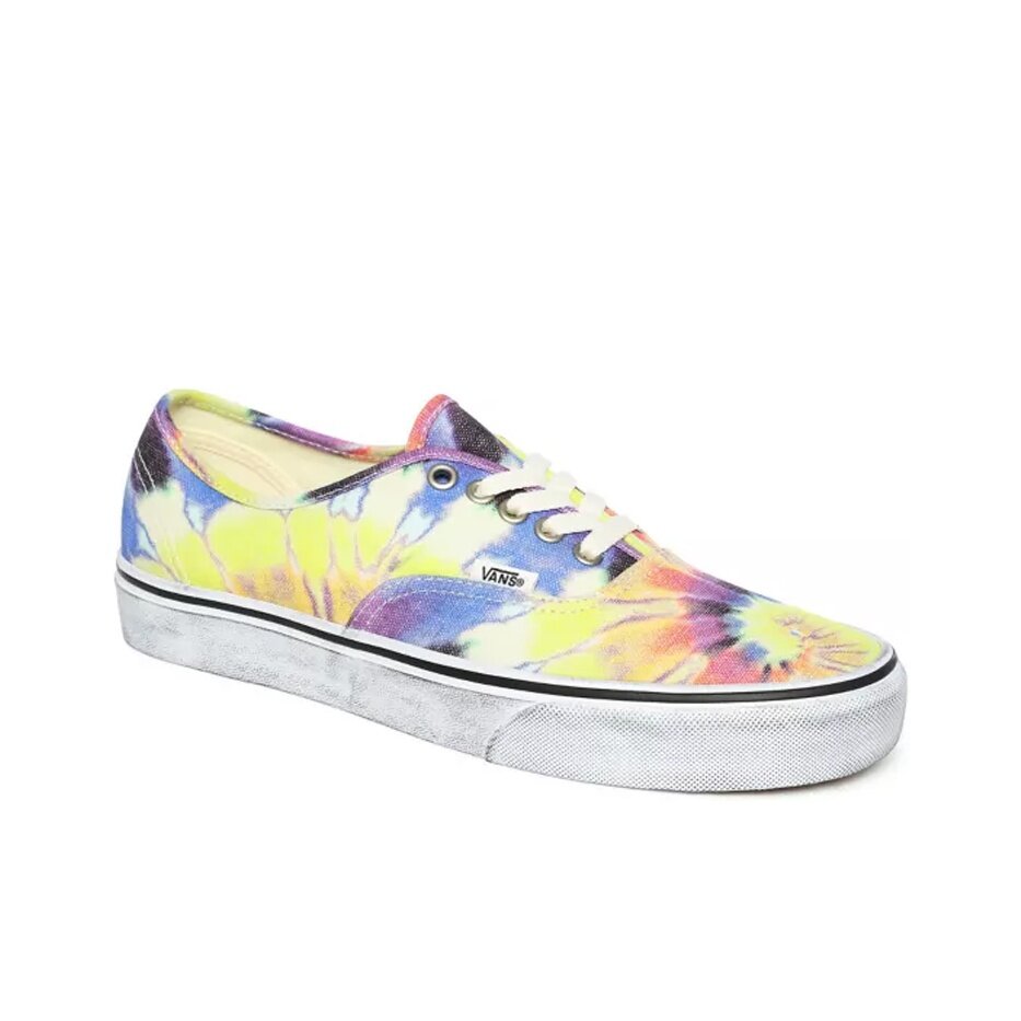 Кроссовки VANS Authentic, размер EU 43 стопа (28CM), синий/желтый/белый — фото 1